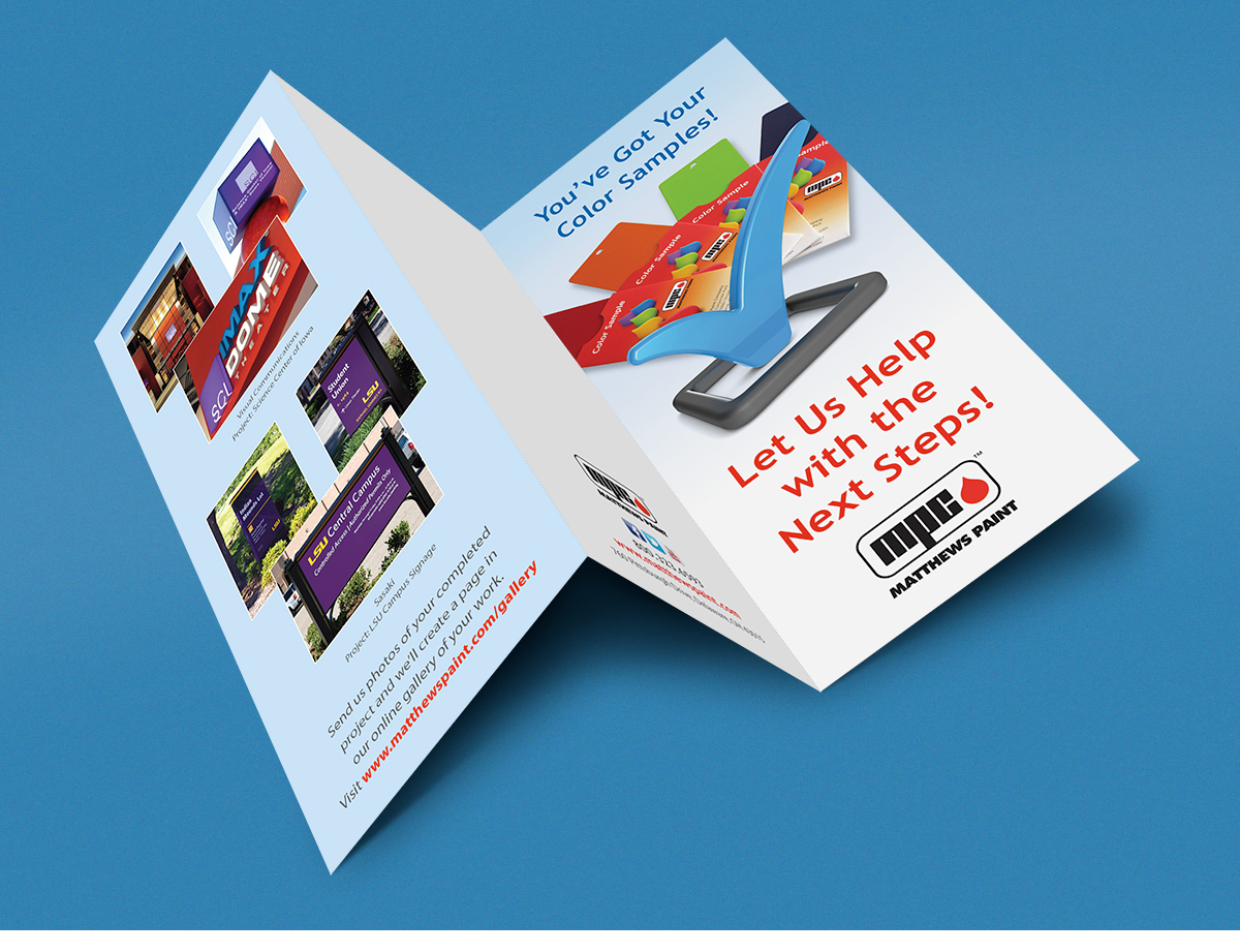 Paint Color Sample Brochure | Kerry Andersen