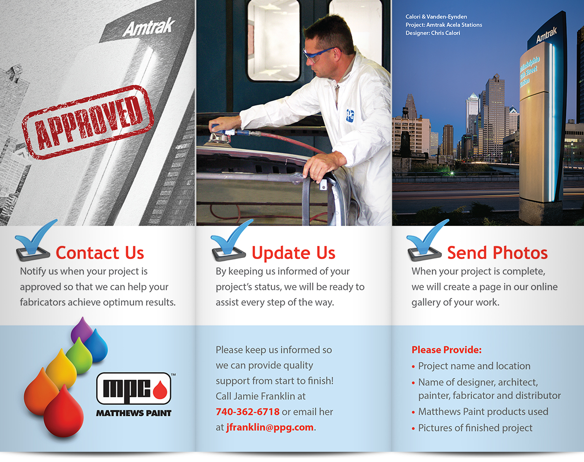 Paint Color Sample Brochure | Kerry Andersen