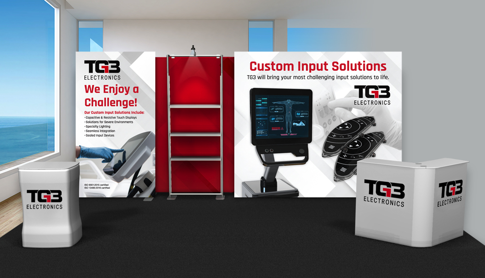 TG3 Electronics Trade Show Booth | Kerry Andersen